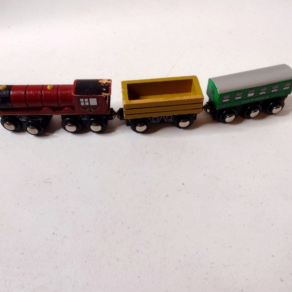 Thomas & Friends | Toys | Lot Of 3 Wooden Railway Train Engines Cars ...